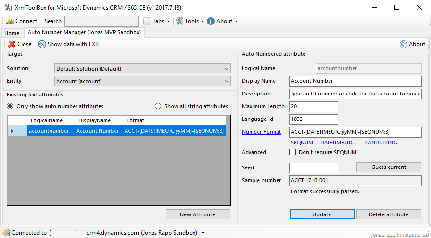 More Auto Numbering features – JonasR.app