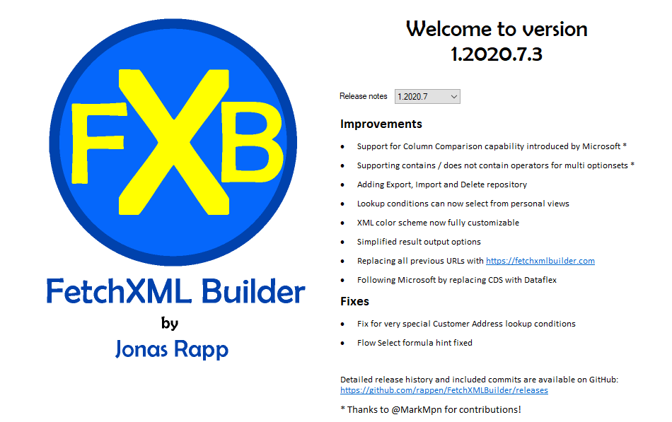 FetchXML Builder July 2020 Release – JonasR.app