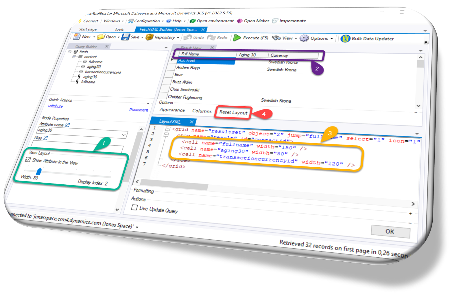 Layouts In Fetchxml Builder Jonasrapp