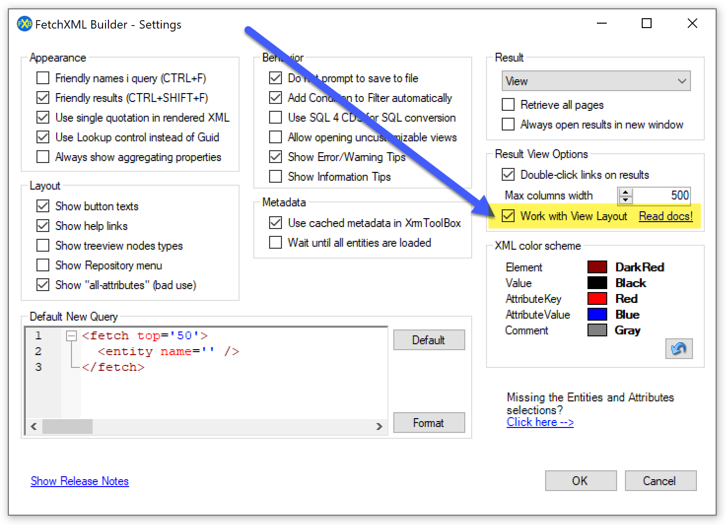 Layouts In Queries JonasR app The Trenches