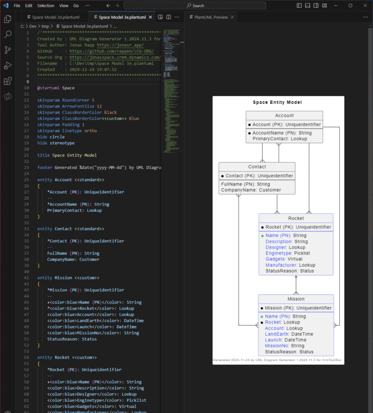 Three Big improvements in UML Diagram Generator for Microsoft Dataverse – JonasR.app